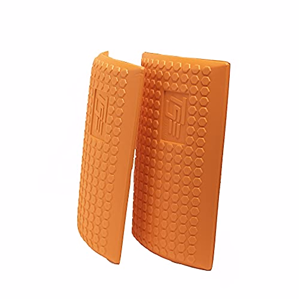 TSE Safety TSE-PPKS TSE-PRO Heavy Duty Padding Pocket Knee Savers with Extra Thick Foam Cushion, Soft Inner Liner, Adjustable One Size, Hi-Viz Orange