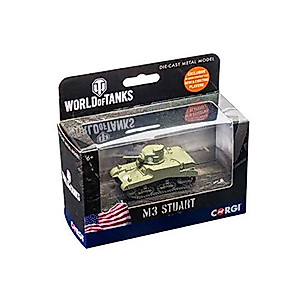 Corgi WT91209 Model Tank, Green World of Tanks M3 Stuart