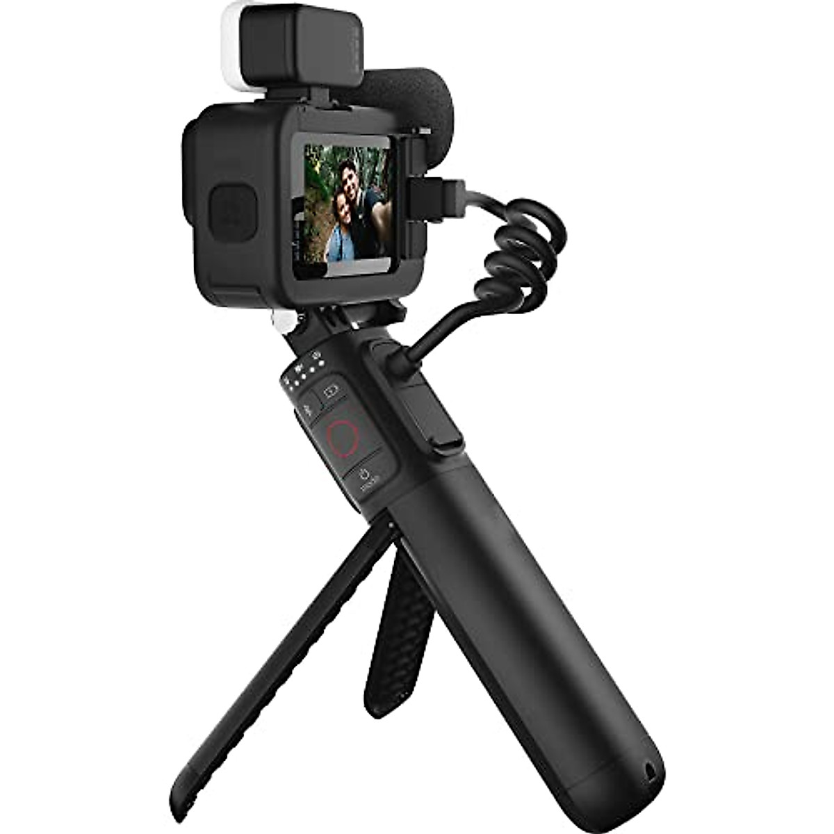 GoPro HERO11 Black Creator Edition - Includes Volta (Battery Grip, Tripod, Remote), Media Mod, Light Mod, Waterproof Action Camera + 64GB Card, 50 Piece Accessory Kit and 2 Extra Batteries