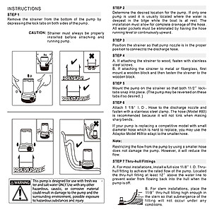 MAKERELE Auto Bilge Pump for Boats 12v 1100GPH Automatic Submersible Boat Bilge Water Pump with Electronic Switch (Outlet Diameter：1 1/8 inch/29mm)…