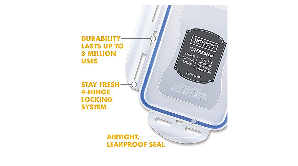 LocknLock Easy Essentials Cereal Container - Airtight & Stackable