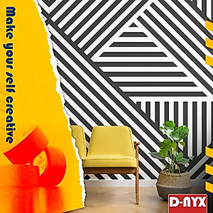 D-NYX 3 Pack Professional Painters Tape (2 inch x 60 Yards) Produces Sharp Lines | Blue Masking Tapes Residue-Free Multi-Surface Spray Paint Tape for Wall Renovation DIY Painting (180 Total Yd)