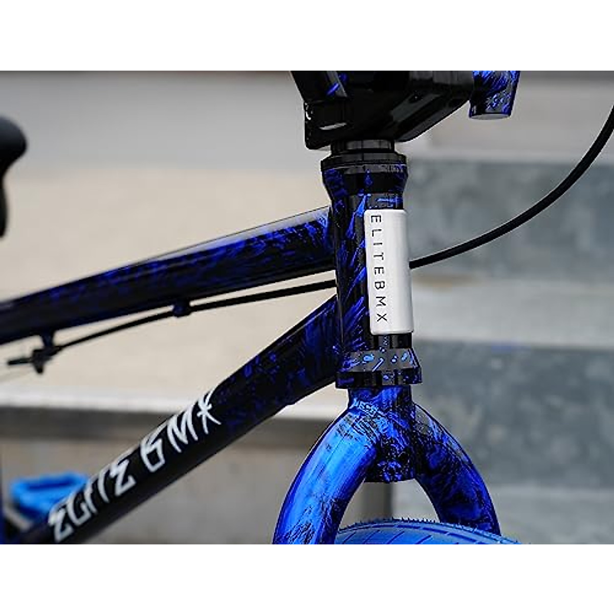 Elite BMX 18", 20" & 26" Model Freestyle Bike - 3 Piece Crank (20", Blue Demon)