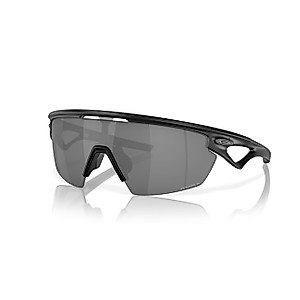 Oakley Unisex Sunglasses Matte Black Frame, Prizm Black Polarized Lenses, 36MM