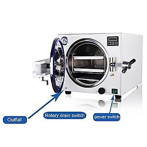 18L Surgical Instruments Autoclave Steam Stainless Steel Steriliz~ation Machine Lab Equipment E218