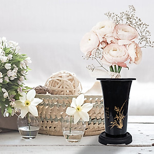 GANAZONO Chinese Style Orchid Flowerpot Pots Cactus Bonsai Container for Pothos Herb Spider Orchid with Tray Garden Pot