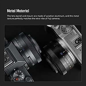 TTartisan 27mm F2.8 Autofocus Lens, Compatible with Fuji X-Mount Cameras XS10 X-A5 X-A7 X-M1 X-M2 X-E4 X-T1 X-T10 X-T2 X-T20 X-T3 X-T4 X-T100 X-T200 X-T30 X-Pro1 X-Pro2 X-Pro3 X-E1