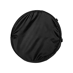 Camco Pop Collapsible Mesh Hamper Basket with Handles-Easy to Store and Clean, Perfect for Travel, Dorms, and More, Minimizes Moisture Caused Laundry Odors-Black (51977)