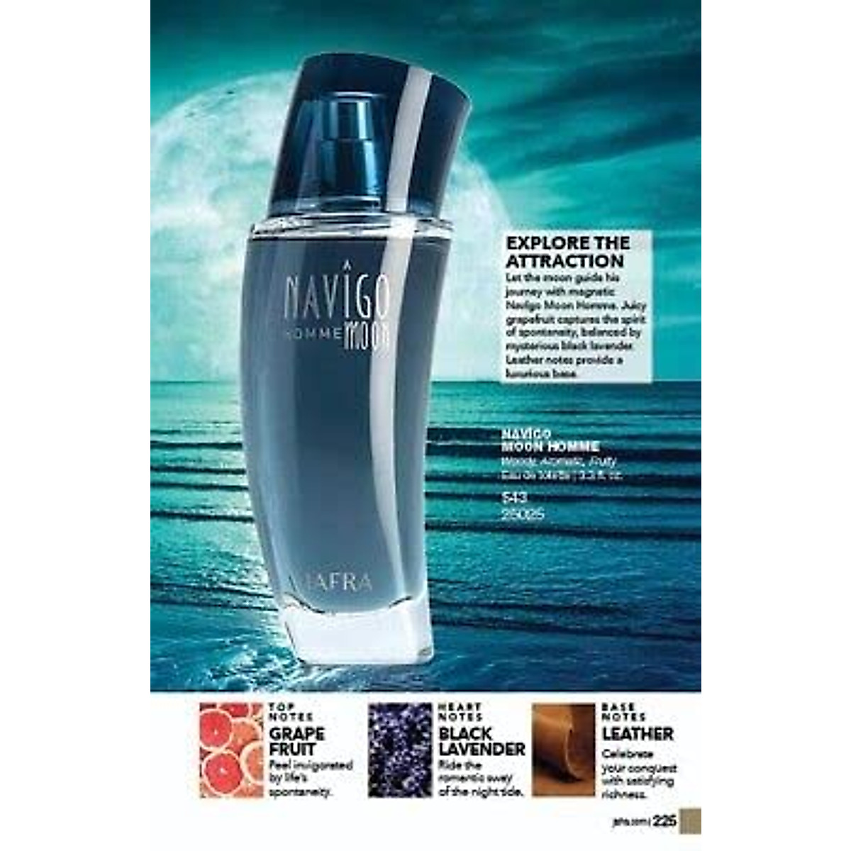 Jafra Navigo Homme Moon EAU De Toilette 3.4 Fl Oz