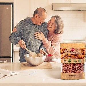 Mighty Apricot USDA Organic Bitter Apricot Kernels(1LB) 16oz, Natural Raw Bitter Apricot Seeds, Vegan, Non-GMO, Gluten Free, Great source of Vitamin B17 and B15