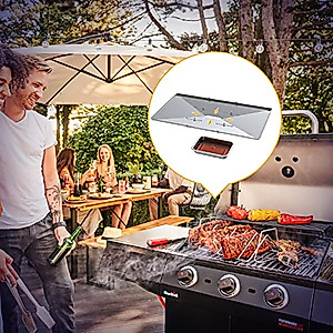 Geesta Grill Grease Tray Set, Stainless Steel Grill Replacement Parts, 24" - 27" Adjustable Grill Drip Pans Fit for Gas Grill from Dyna Glo, Nexgrill, Backyard Grill, Expert, BHG, Kenmore and More