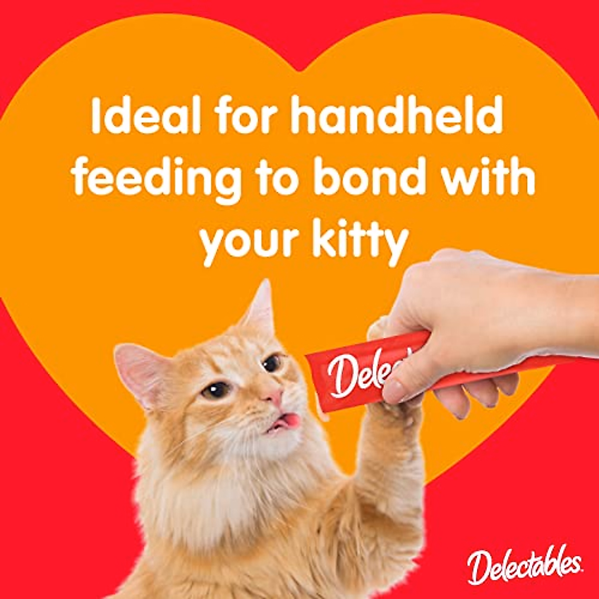Hartz Delectables Squeeze Up Interactive Lickable Wet Cat Treats for Adult & Senior Cats, Tuna & Shrimp, 24 Count, 12 ounces