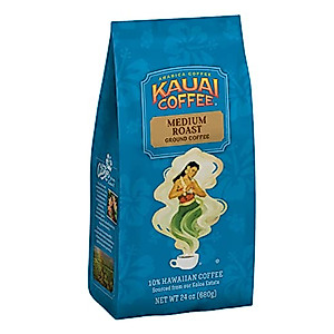 Kauai Coffee Koloa Estate Medium Roast - Ground Coffee, 24 oz Package