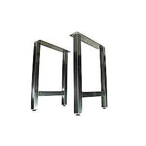 Metal Table Legs - H Style - Rustic Industrial Finish - Made in the USA