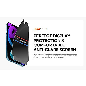 EASY POSITION Screen Protector Film (3-Pack) for iPhone 13 mini, [Matte] Anti Glare, Perfect Touch, Easy Installation with Guide tool