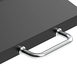 Griddle Lid for Blackstone 17 Inch Adventure Ready 1832 Griddle Flat Top Grill Station, Outdoor Hinged Lid Griddle Hard Cover Hood with Handle for 17" Blackstone Tabletop Cooking Station Griddle