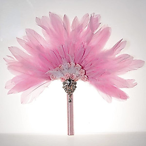 Handmade Hand Fan African Wedding Decoration Creative Dance Wedding Hand Fan Wedding Decoration Abanicos para Boda Party Gift