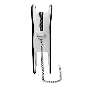 happyteeth Tooth Purse | Tooth Shape Handbag PU Crossbody Metal Chain Shoulder Bag Adjustable Strap Clutch