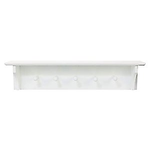 Kiera Grace 1-tier Kieragrace Traditional Floating-Shelves, 24 x 4.5 x 5.5 inches, White