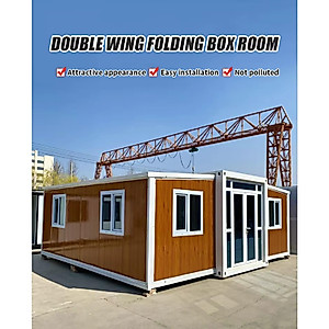 Mobile Tiny Home Container House Flat Pack Modular Material Flat Pack Container Portable Prefabricated Expandable Luxury Villa 20ft 30ft 40ft