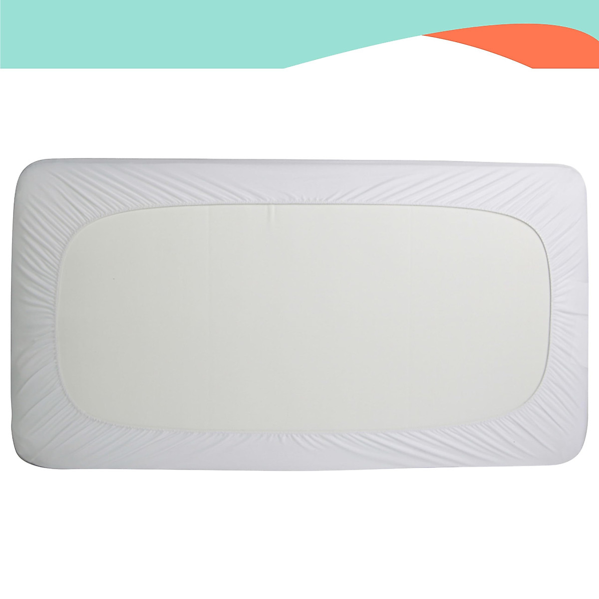 Bamboo Rayon Baby Crib Mattress Protector - Waterproof Breathable Cooling Fitted Mattress Cover 28x52 inches (Single Pack)