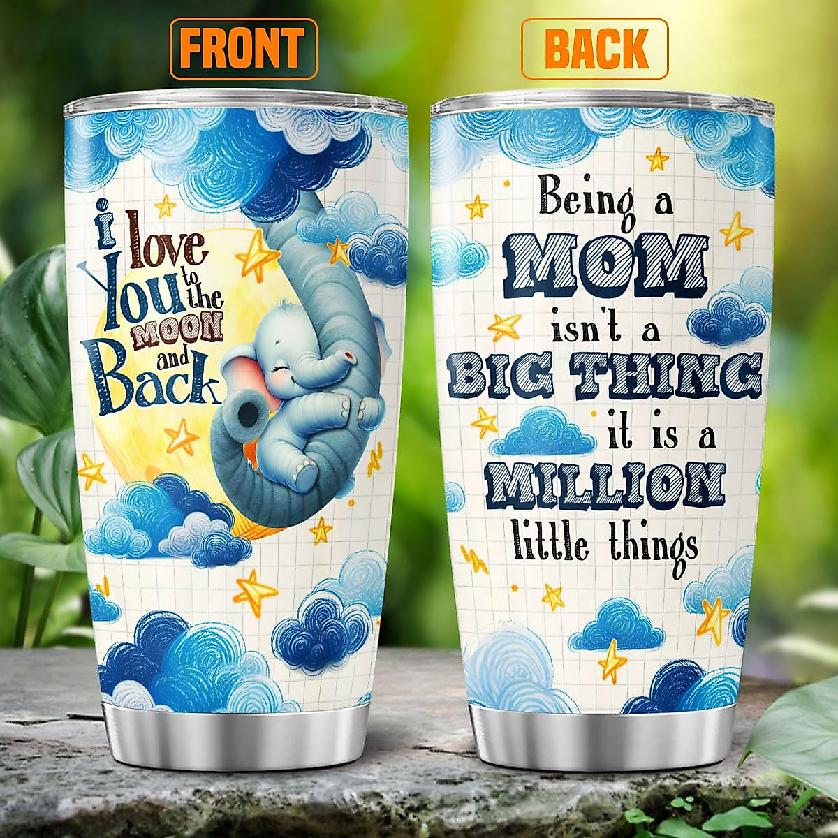 JENOIS Mom Gifts, Tumbler 20 Oz With Lid And Straw, Mama Cups Mother For Funny Tumblers Women Mothers Day Handle Coffee Insulated, Being A Mom