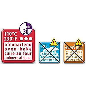 Staedtler FIMO Effects Polymer Clay - -Oven Bake Clay for Jewelry, Sculpting, Translucent White 8020-014