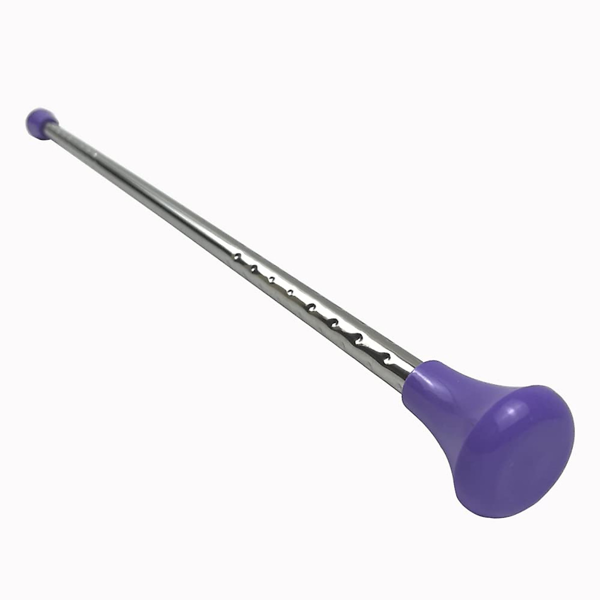Oiloda Twirling Baton 21 Inches Marching Baton Spinning Dance Baton Metal Gymnastics Parade Stick for Child in Majorette (Purple)