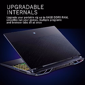 Acer Predator Helios 300 Gaming Laptop, 15.6 inch FHD IPS 165Hz Display, 14 Core Intel Core i7-12700H, NVIDIA GeForce RTX 3060, 64GB DDR5 RAM, 2TB SSD, Windows 11 Home