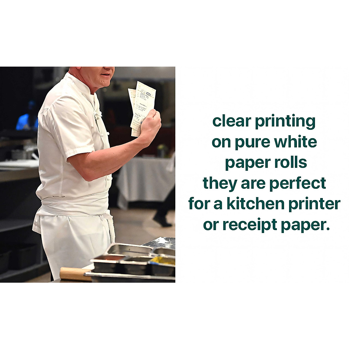 3 1/8 x 230' Thermal Receipt Paper POS Cash Register Calculator Supplies Rolls Individual Packed Compatible with Epson, SNBC, Sam4s, Star, Clover Printers (10 Rolls)