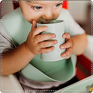 otterlove Silicone Baby & Toddler Training Cup - Pediatric OT Approved - 100% Platinum Pure LFGB Silicone - Unbreakable - Plastic Free - Tiny Cup Perfect for Baby Led Weaning