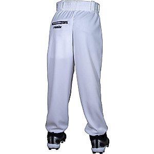 Rawlings REMIX | T-Ball & Youth Baseball & Softball | Game/Practice Pants | White/Black | X-Small