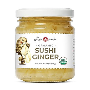 The Ginger People Organic Pickled Sushi Ginger, Vegan, 6.7 ounces (Pack of 1)