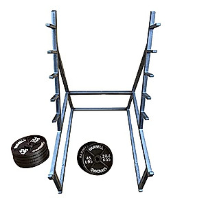 Barbell Holder Pen Organizer, New Squat Rack Decorations with Weights and Barbells, Creative Squat Rack Shape Pencil Stand, Stationery Container for School Supplies