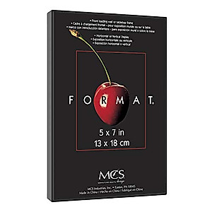 MCS Format Picture Frames, Gallery Wall Frames, Black, 5 x 7, 12-Pack