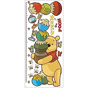 RoomMates RMK1501GC Winnie The Pooh Peel and Stick Inches Growth Chart