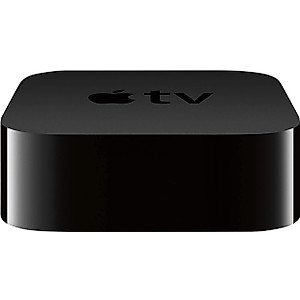 Apple TV 4K HD 32GB Streaming Media Player HDMI with Dolby Digital and Voice search by Asking the Siri Remote, Black, MQD22LL/A-32G (Renewed)