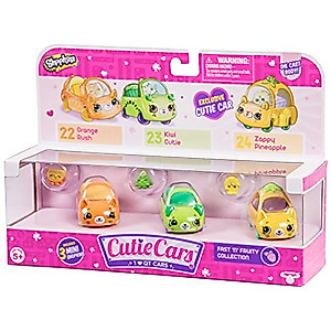 Cutie Car Spk Season 1 Fast N Fruity 3 Pack