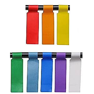240Pcs Cable Labels Colorful Waterproof Cord Labels Tags Write on Stickers Tear Resistant Flexible Works Cord Identification Labels for Laser Printer Labeling Various Charger Cords,Cables（8Sheets /A）