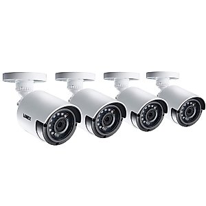 Lorex LAB243 2K 4MP Super High Definition Bullet Security Cameras with Night Vision (4 Pack) (M.Refurbished)