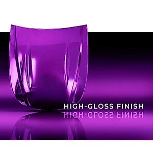 VViViD+ Ultra Gloss Candy Purple Vinyl Car Wrap Premium Paint Replacement Film Roll with Nano Air Release Technology, Stretchable Protective Cap Liner, Self Adhesive (1ft x 5ft)