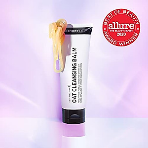The INKEY List Oat Cleansing Balm, Rich Balm Removes Makeup and Impurities, Reduces Redness, 5.0 fl oz