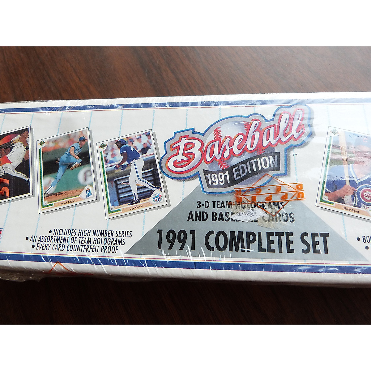 Upper Deck 1991 MLB Baseball Cards Complete Factory Set (800 Cards)