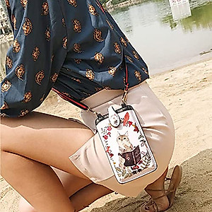 Small Crossbody Bags for Women - Cross Body Bag Purses for Women - Small Purses for Women - Crossbody Bag Phone Purse -Small Purse Travel Purse Phone Wallet -Women's Crossbody Handbags (Thinking Cat)