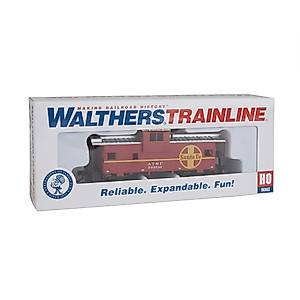 Walthers Trainline HO Scale Model Atchison, Topeka & Santa Fe Vision Caboose, Model:931-1503