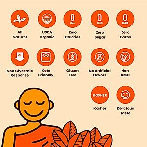 SweetLeaf Lemonade Liquid Monk Fruit - Monk Fruit Liquid Sweetener Drops, Organic Monk Fruit Extract, Zero Calorie Sweetener, Sugar Free, Keto Friendly, Erythritol Free - 1.7 Fl Oz