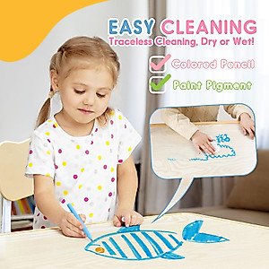 Kids table and chairs, Toddler table and chairs, Kids table( 2 chairs ), Kids table and chair set, Kids table and chair set 5-8 year old, Toddler table and chair set with 8 leg covers +12 color pens