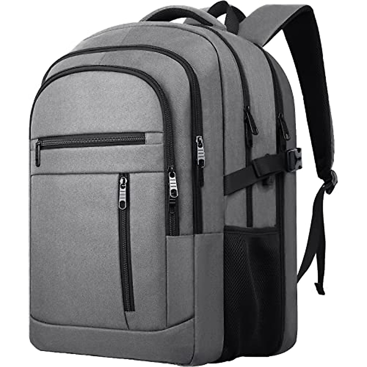 Lapsouno Extra Large Travel Backpack, Backpack, Laptop Backpack, Durable 17.3 Inch TSA Computer Backpack with USB Port, Anti-Theft Water Resistant Backpack Christmas Gifts for Men Women,Grey