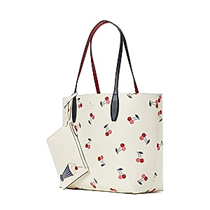 kate spade handbag for women reversible tote bag, cream multi