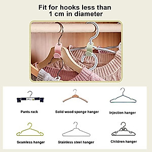 BEIXUNDIANZI Clothes Hanger Connector Hooks,100PCS Plastic Connector Hooks,Clothes Hanger Extender Clips Space Saving, Velvet Hanger Cascading Hooks for in Closet Space Savers and Organizer Closets